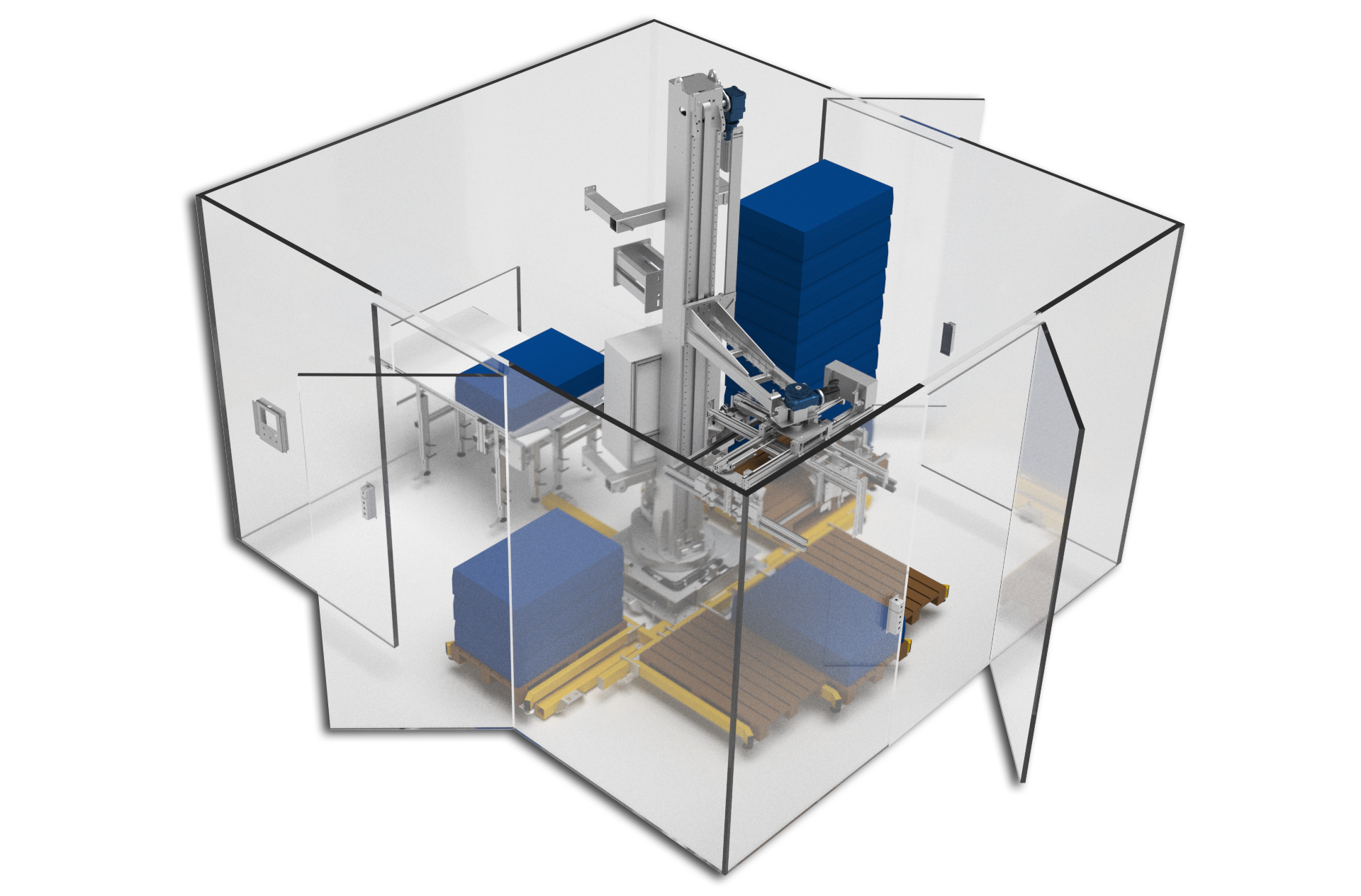 Depalletizing and palletizing unit DP410 - Modular flexible concept